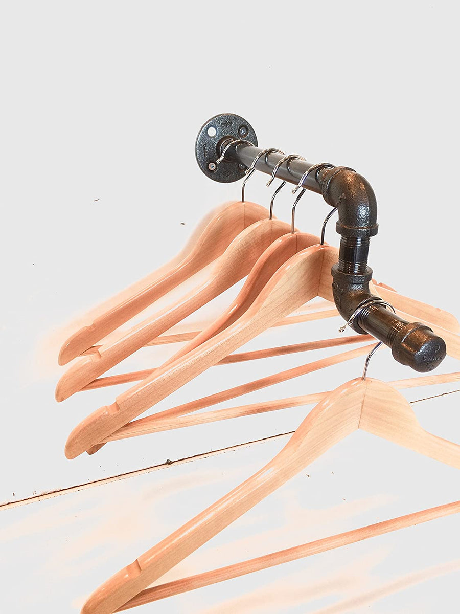 10" Pipe Wall Rack - Clothing Rack, Closet Organization, Retail Displa ...